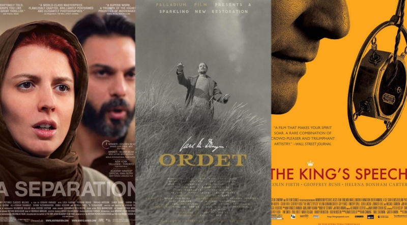 روائع سينمائية: قائمة بأفضل الأفلام الأجنبية في التاريخ الحائزة على جوائز | الرجل